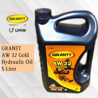 5 LITER GRANTT AW32 GOLD HYDRAULIC OIL ISO 32 1A PERFORMANCE. 5L AW 32 ...