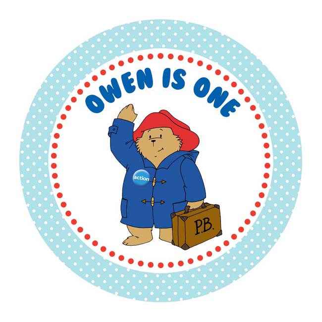 Paddington bear customized favour stickers | Shopee Singapore