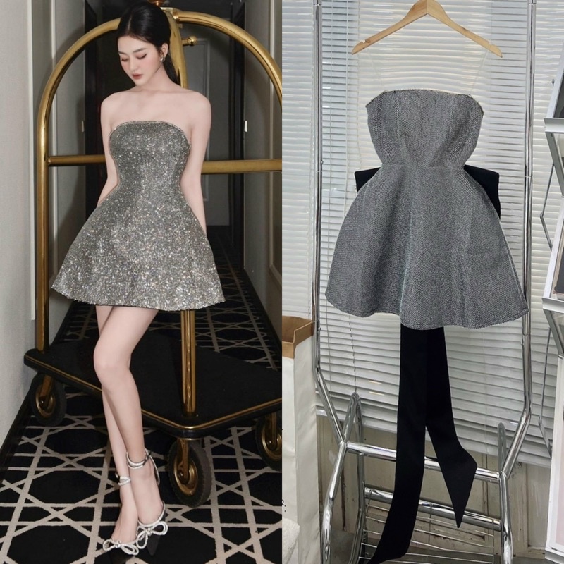 SA Black Back Cup Breast Cup Emulsion Dress, Lady'S Light, Luxurious ...