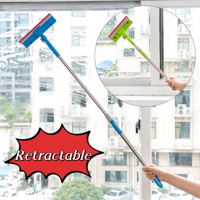 [SG] Multifunctional Window Cleaner Wiper Long Handle Brush Car Wash ...