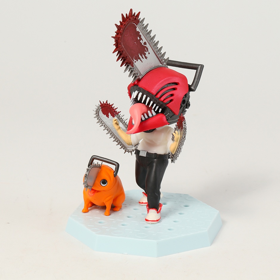 Chainsaw Man Denji Pochita Pvc Figure Anime Denji Pet Orange Dog Action ...