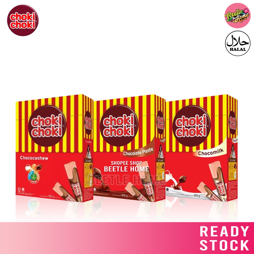 Choki Choki Chocolate Stick 60 Sticks Chokichoki Cashew Coklat Party ...