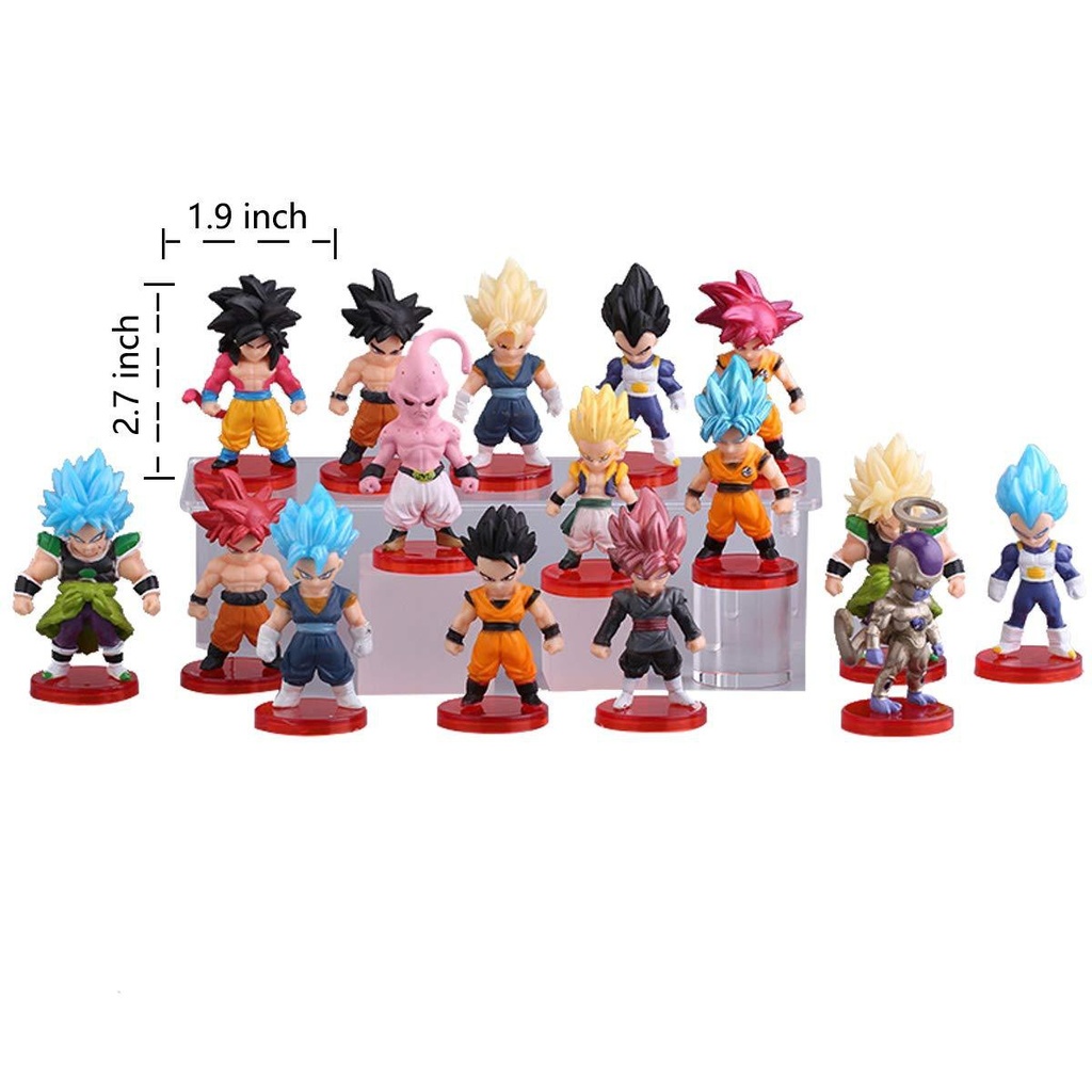 Dragon Ball Figure Super Saiyan Goku Vegeta Buu Broly Action Figures ...