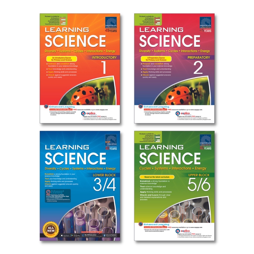 Learning Science Book 1 - 6 | Topical | Primary Science School ...