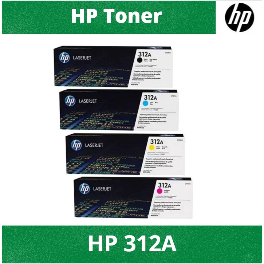 HP 312A 312 HP312A Laser Toner Cartridge for HP Color LaserJet Pro MFP ...