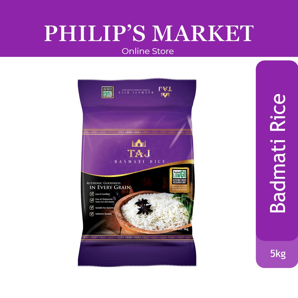TAJ Basmati Rice 5kg | Shopee Singapore