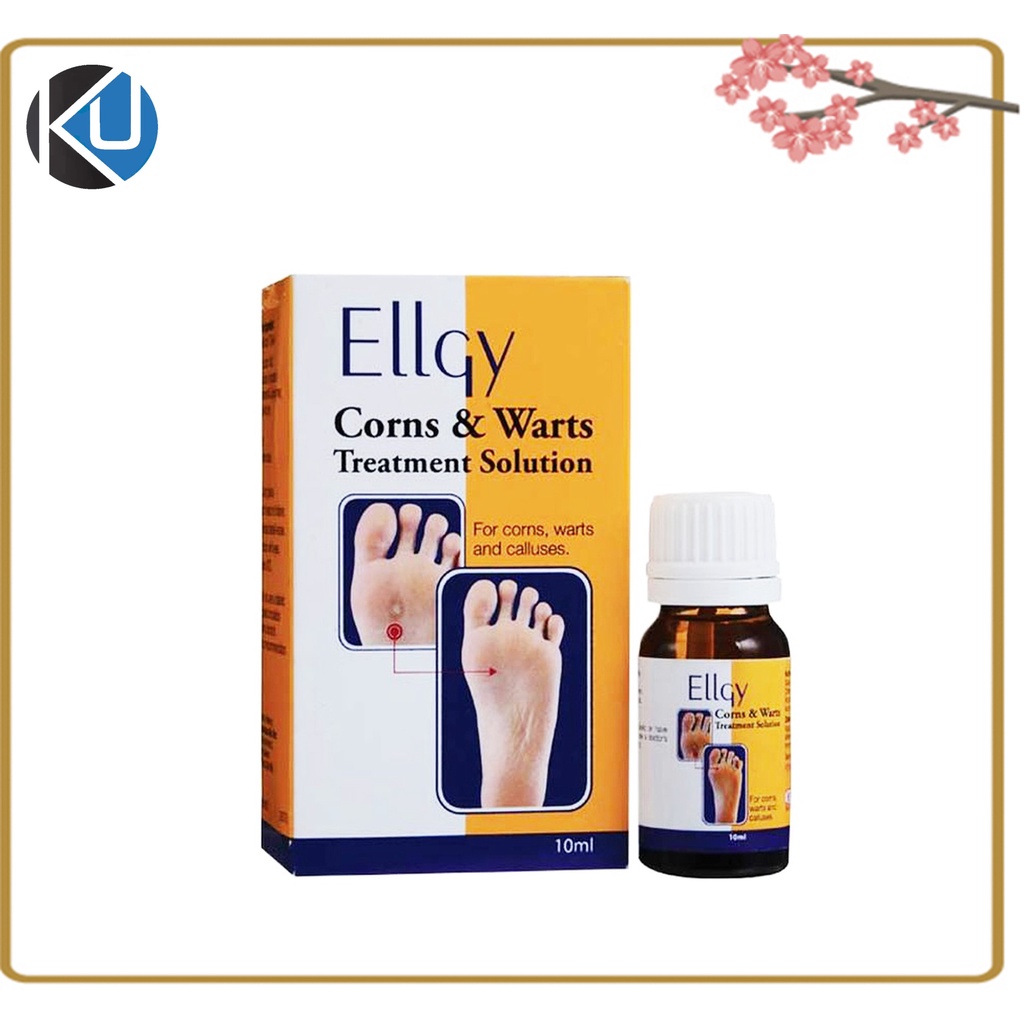 Ellgy Corns & Warts Treatment Solution Lotion 10ml | Shopee Singapore