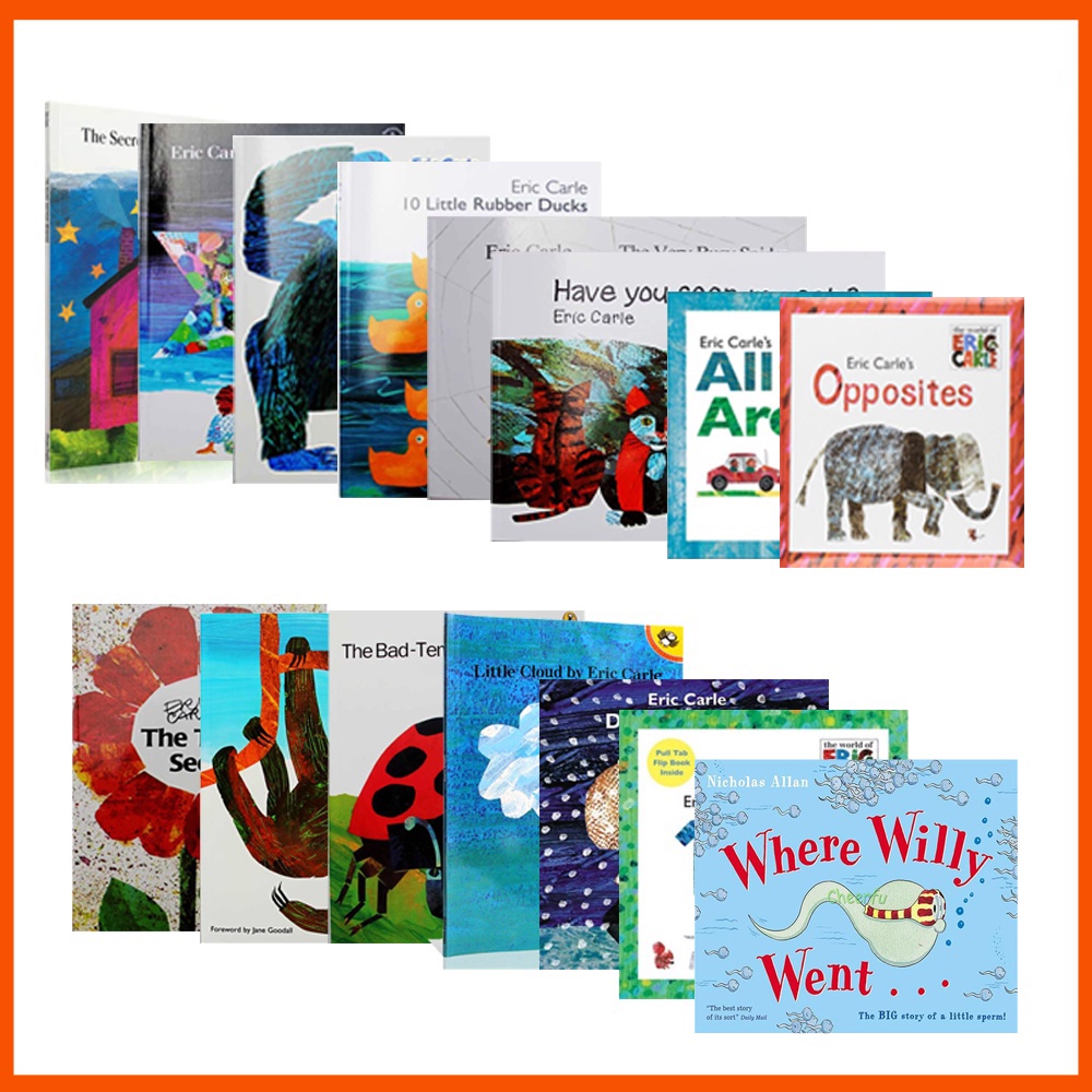 Children Story Book The Very Busy Spider /Eric Carle / the Tiny Seed ...