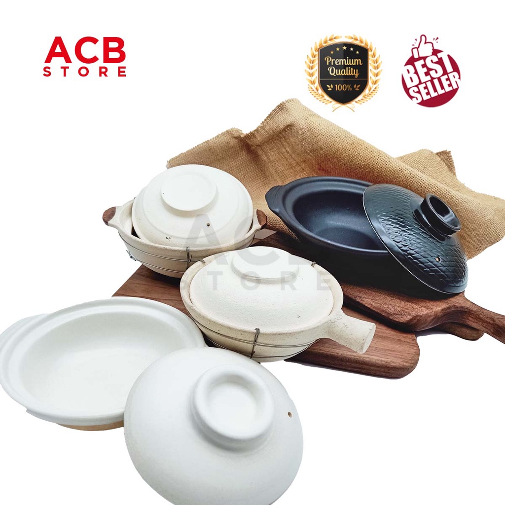 [SG STOCK] High Quality Claypot | Ceramic Dry-Burning Clay Pot | Food ...