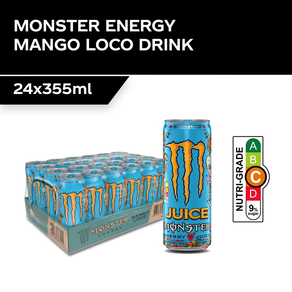 Monster Energy Mango Loco (24 x 355ml) Case | Shopee Singapore