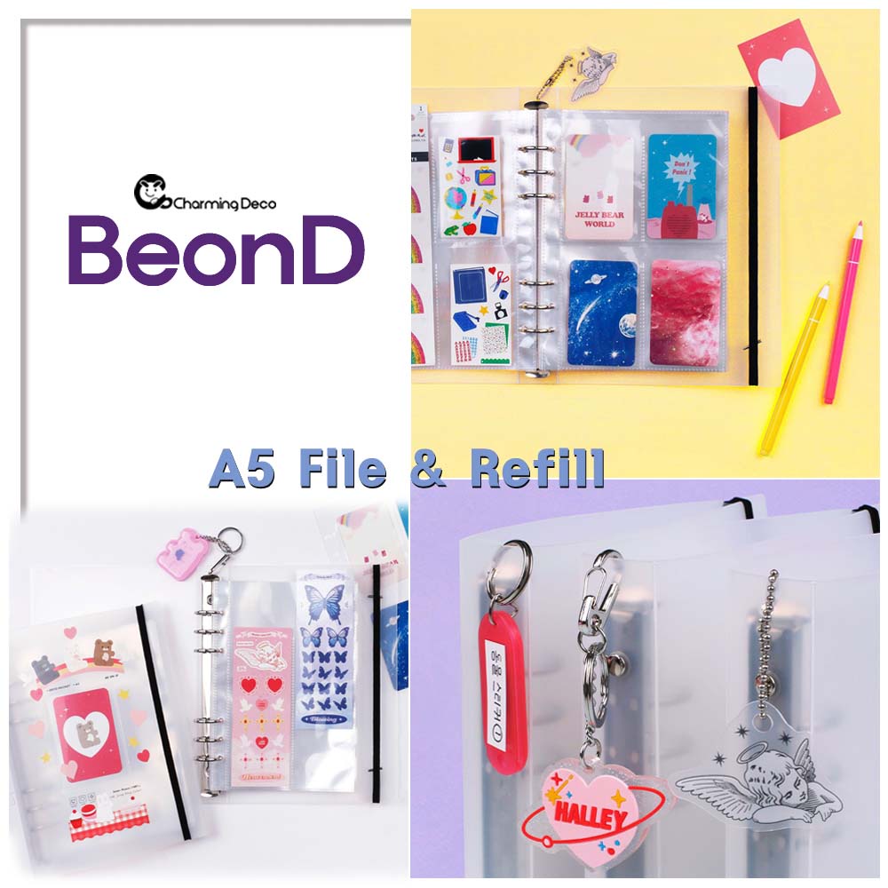 {BeonD} PhotoCard Polaroid Packaged Seal Removable Sticker A5 Binder 6 ...