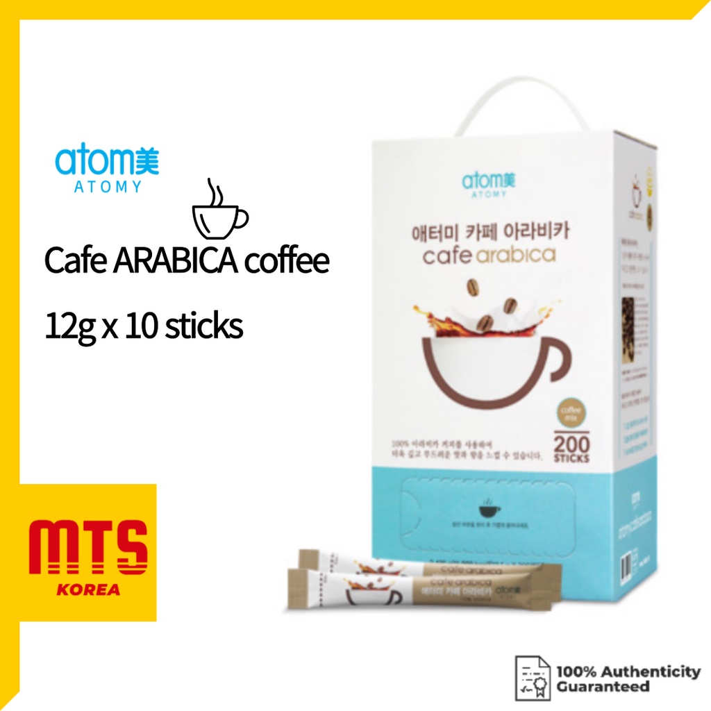 Atomy Cafe Arabica coffee 12g x 10 sticks Korea | Shopee Singapore