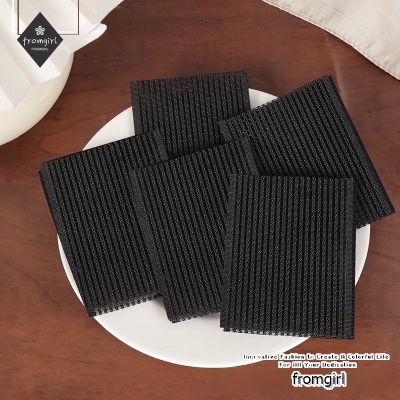 Bangs Stickers Velcro Hair Women Simple Black Broken Sticky | Shopee ...