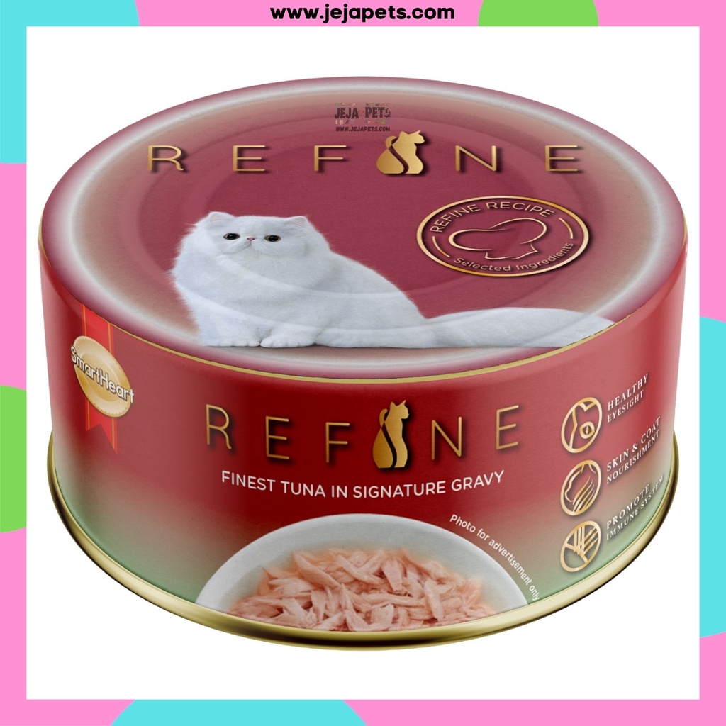 SmartHeart Refine Wet Canned Cat Food Finest Tuna in Signature Gravy ...