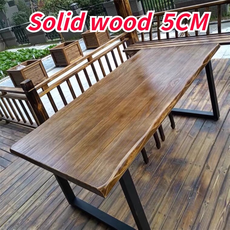 Solid wood loft conference table desk negotiation table and chair ...