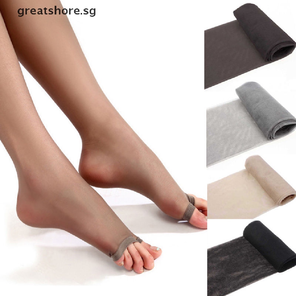 greatshore Women Sheer Ultra-Thin Tights Pantyhose Stockings Open Toe ...