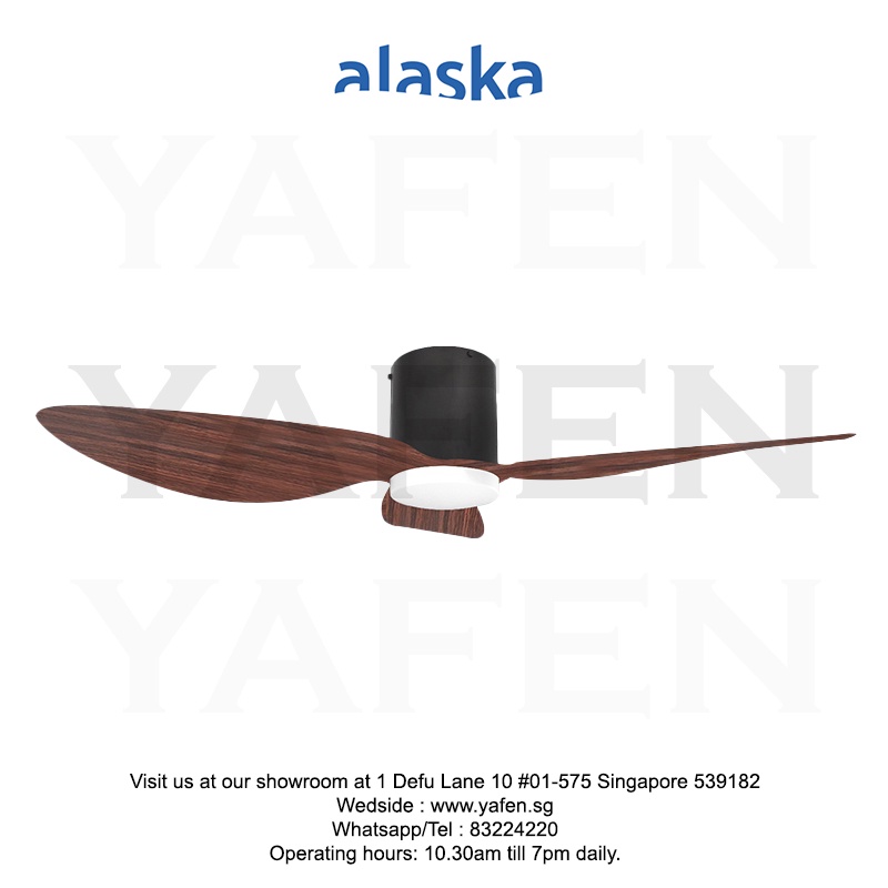 Alaska Aspen III 60" Dc Ceiling Fan With Dim Led Light | Shopee Singapore