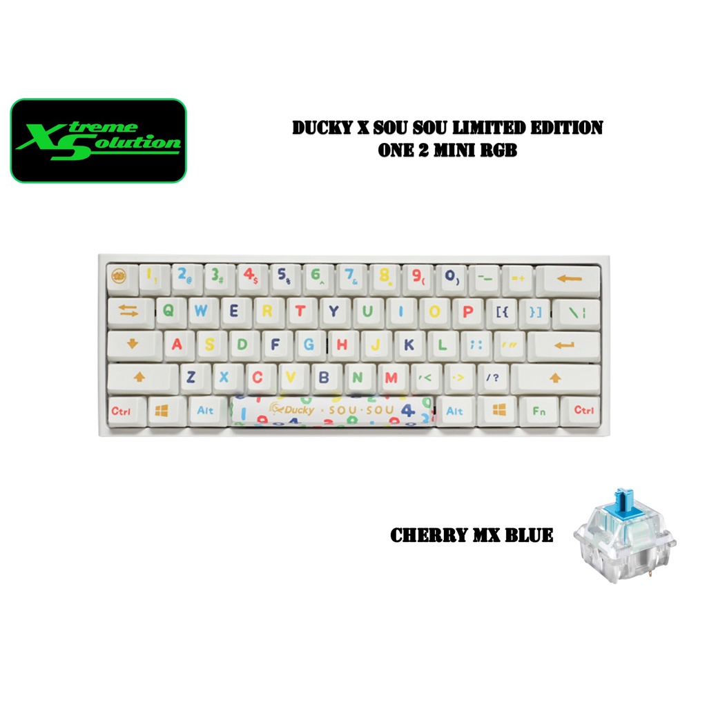 Ducky x SOU SOU One 2 Mini - 60% RGB Mechanical Keyboard | Dye Sub PBT ...