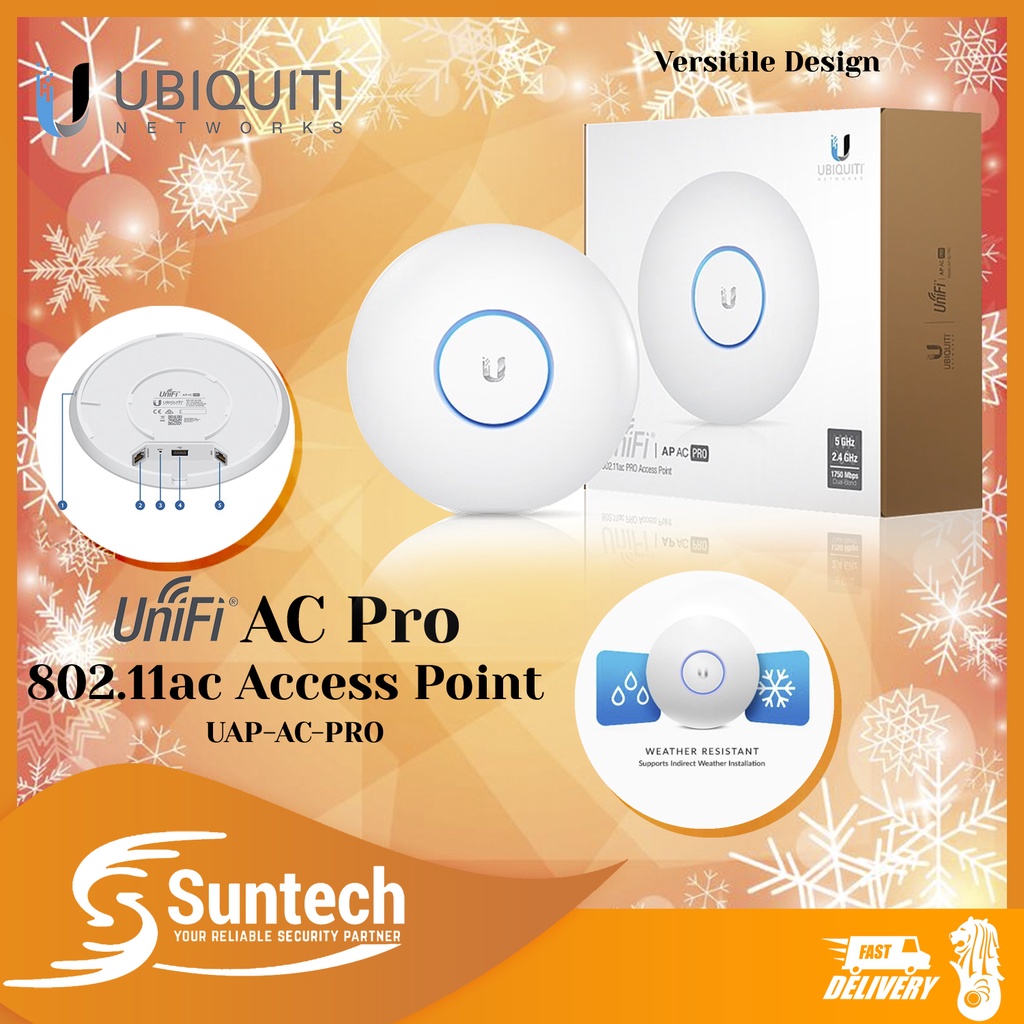 Ubiquiti Unifi AC Pro 802.11ac PRO Access Point (UAP-AC-PRO) | Shopee ...