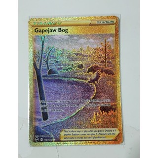 Pokemon gapejaw bog trainer stadium gold secret rare silver tempest ...