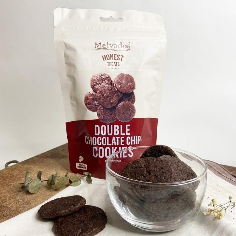 Melvados - Double Chocolate Chip Cookies (Halal) | Shopee Singapore