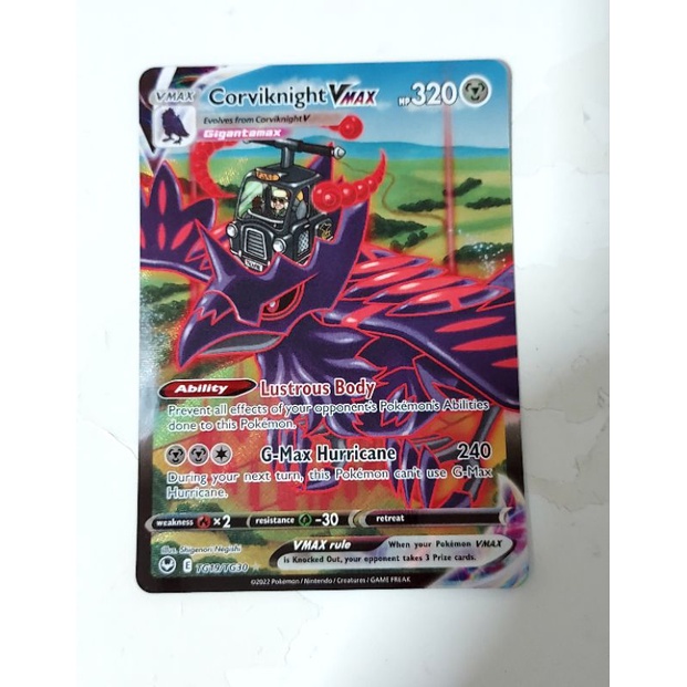 Pokemon corviknight vmax trainer gallery silver tempest card | Shopee ...