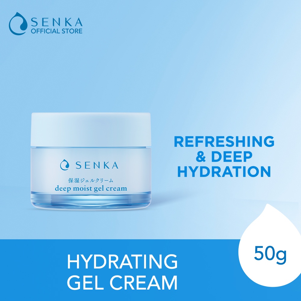 Senka Deep Moist Gel Cream 50g | Shopee Singapore