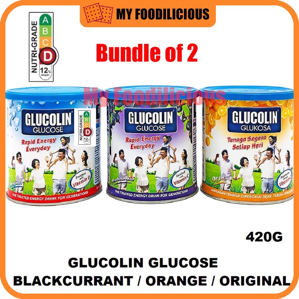 Glucolin Glucose 420g Original/Blackcurrant/Orange | Shopee Singapore