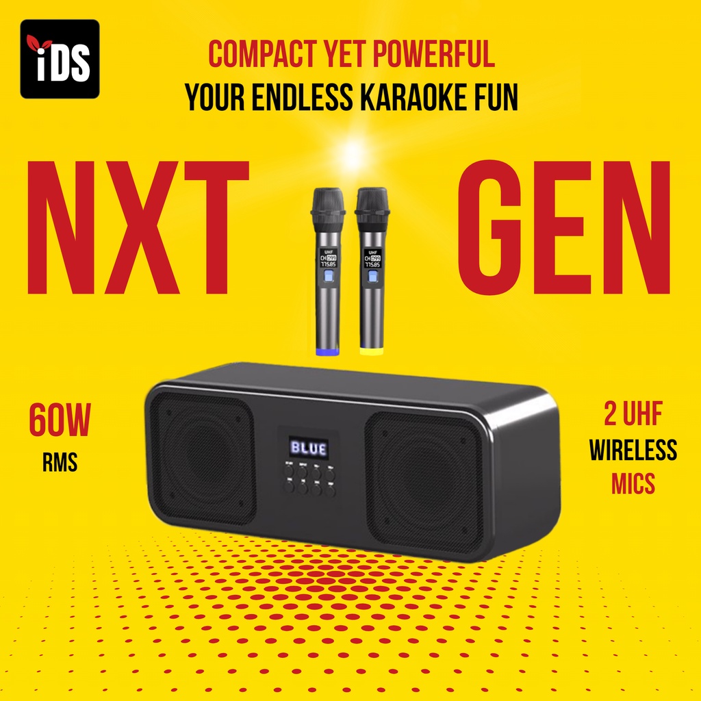 [iDS] Portable Karaoke System 60W Karaoke Speaker KTV System Echo ...