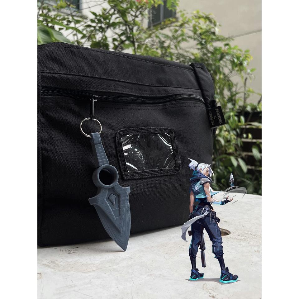Jett Kunai Keychain Valorant (NOT SHARP) | Shopee Singapore