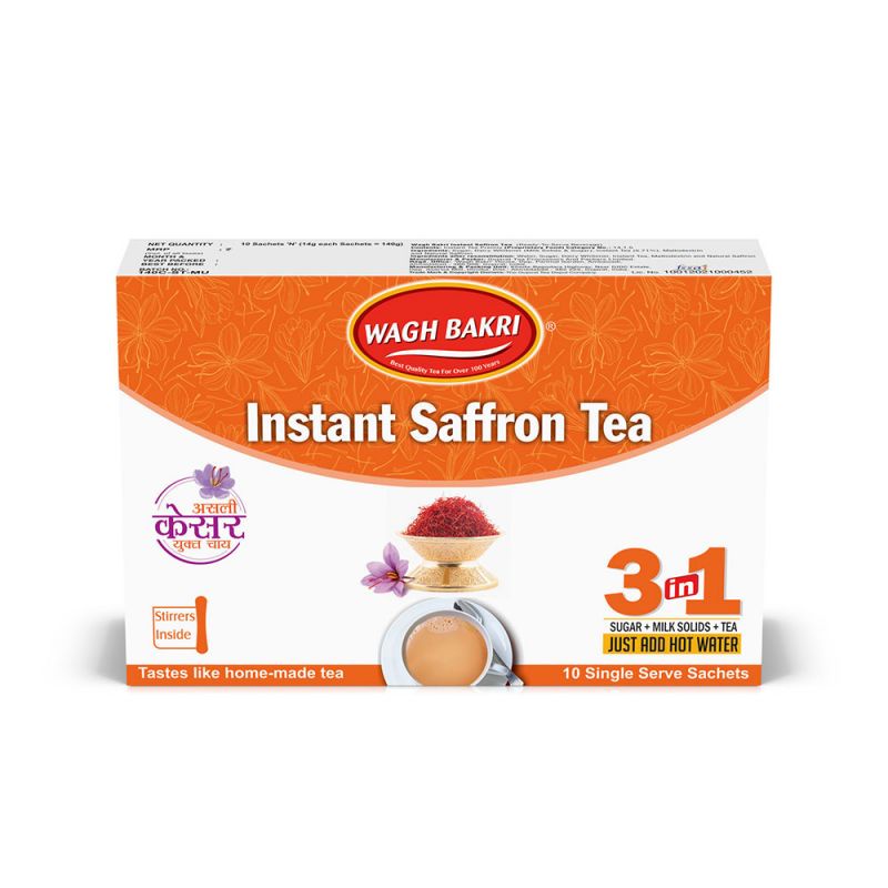 Wagh Bakri Instant Saffron Tea 3 in 1, 260g (10 Sachets) | Shopee Singapore