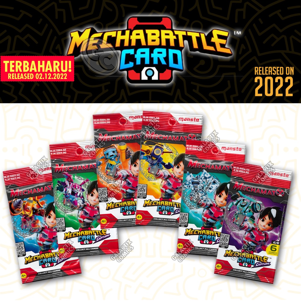Mechamato Mechabattle Card Capture - Full Set based on Mechamato ...