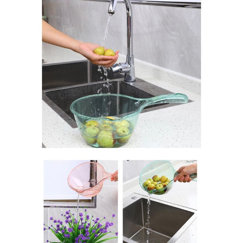 Aesthetic Multipurpose Transparent Bath Dipper/Baby Dipper/Transparent ...