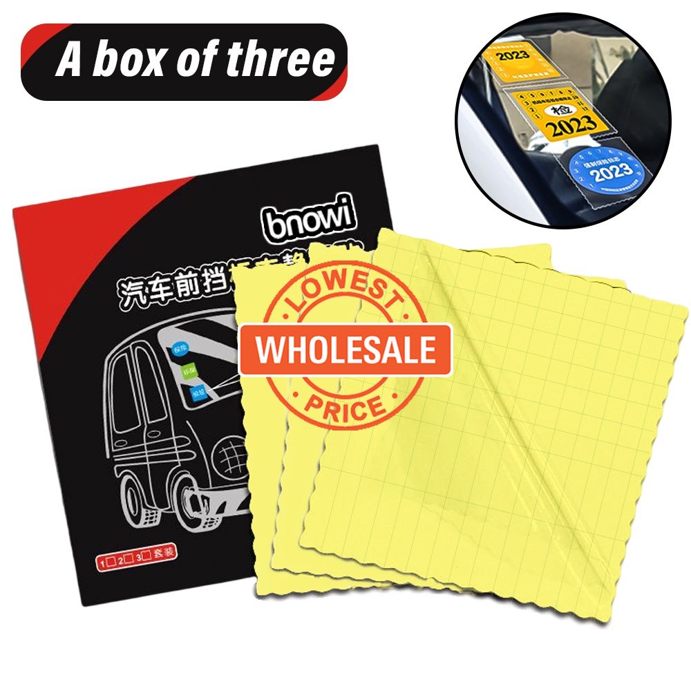 [ Wholesale Prices ]Car Windshield Electrostatic Sticker Annual ...