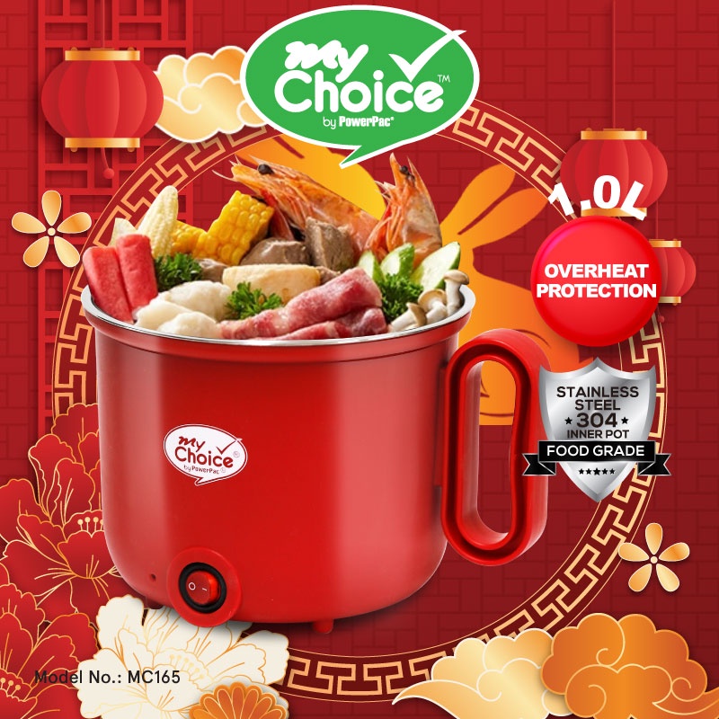 My Choice Multi cooker Steamboat 1.0L noodle cooker with Stainless ...
