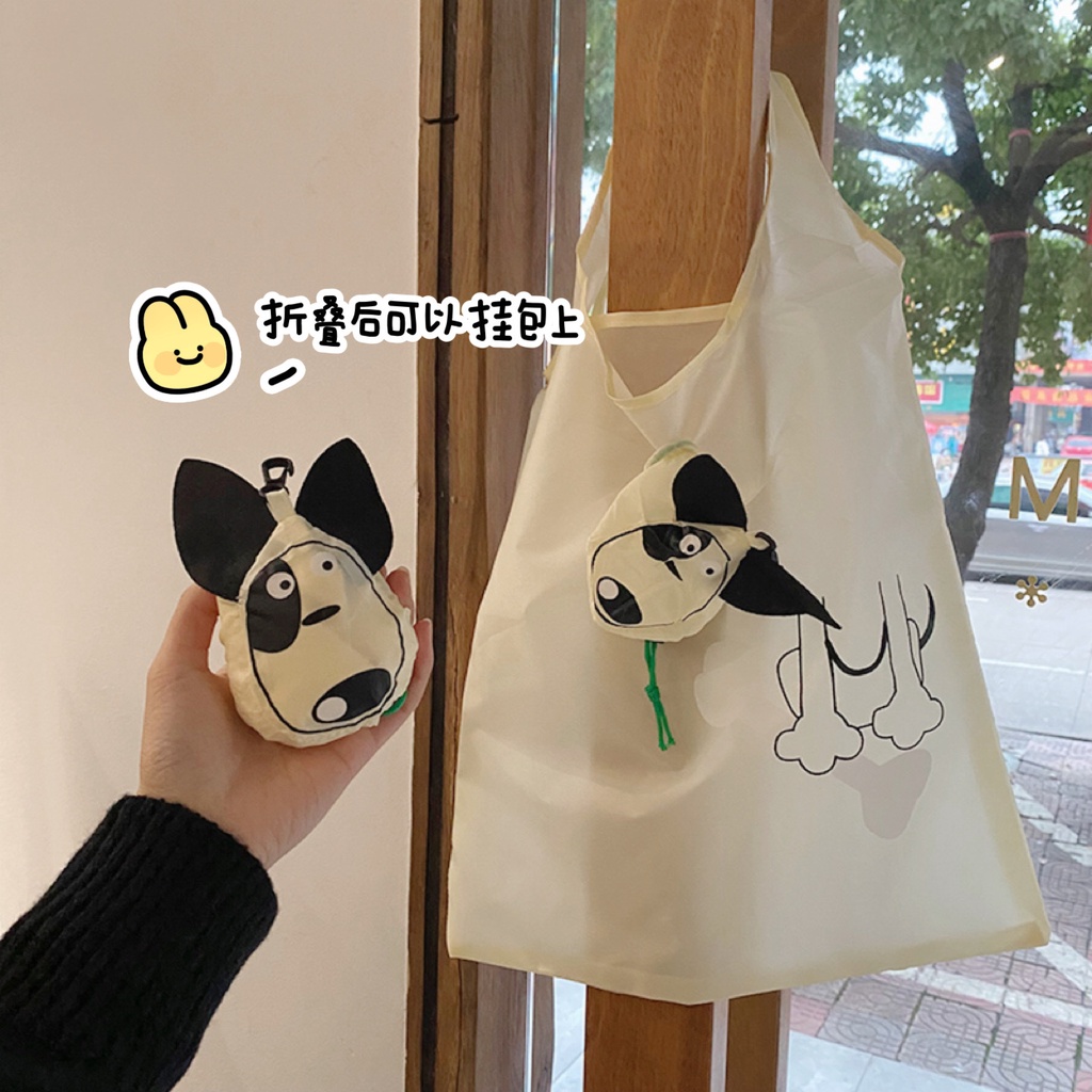 Cute Cartoon Foldable Bag Reusable Shopping Bag Shoulder Bag Eco ...