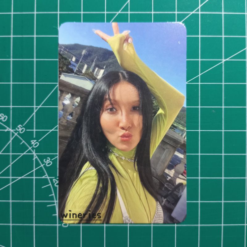 Hwasa photocard pc album mamamoo mic on 1takes version solar moonbyul ...