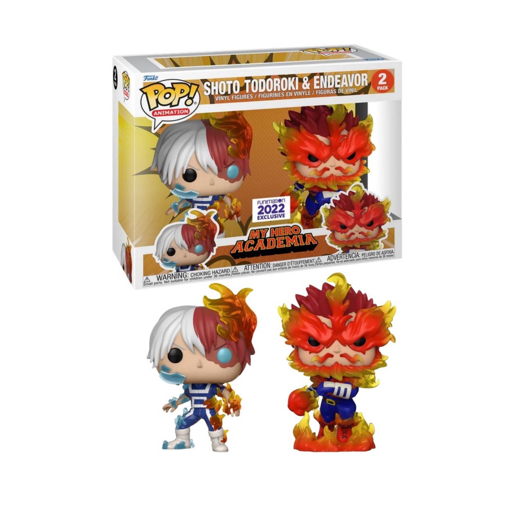 Funko Pop! My Hero Academia: Shoto Todoroki & Endeavor 2-Pack ...