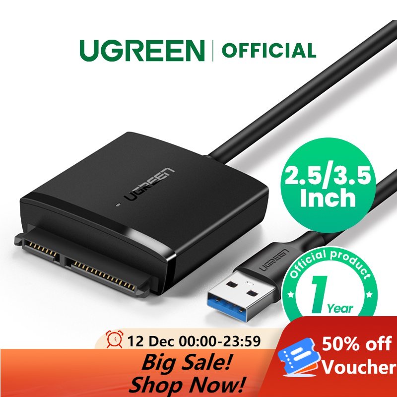 UGREEN SATA to USB 3.0 Adapter Cable with UASP SATA III to USB ...