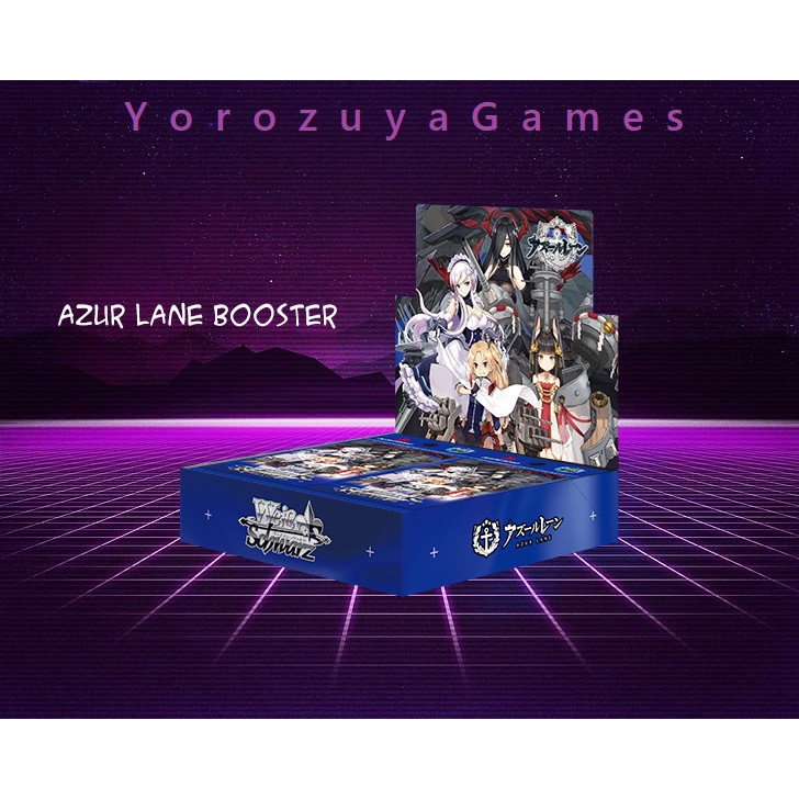 Azur Lane Booster Box Japanese Weiss Schwarz TCG WS | Shopee Singapore