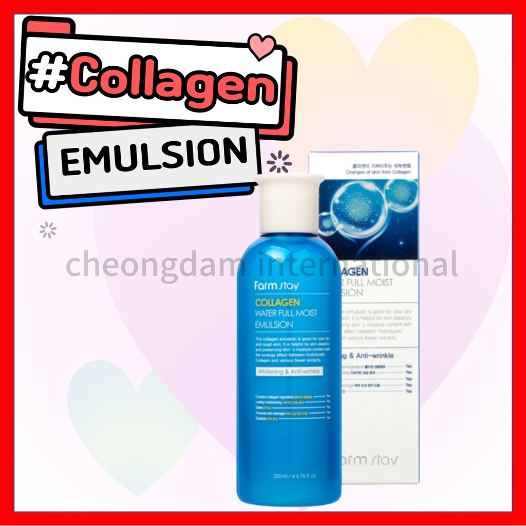 [FARMSTAY]Collagen essential for my skin/ COLLAGEN WATER FULL MOIST ...