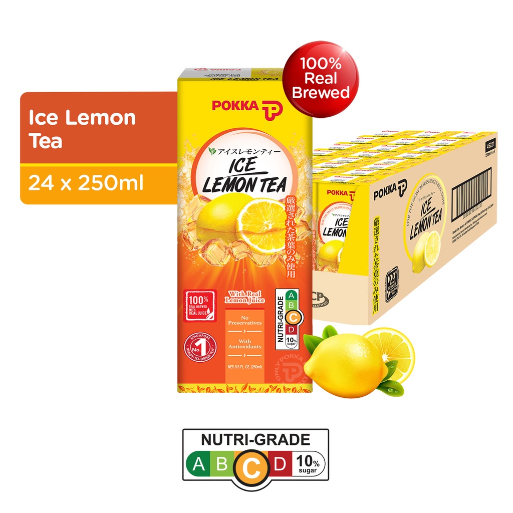 Pokka Ice Lemon Tea (6S X 4 X 250Ml) | Shopee Singapore