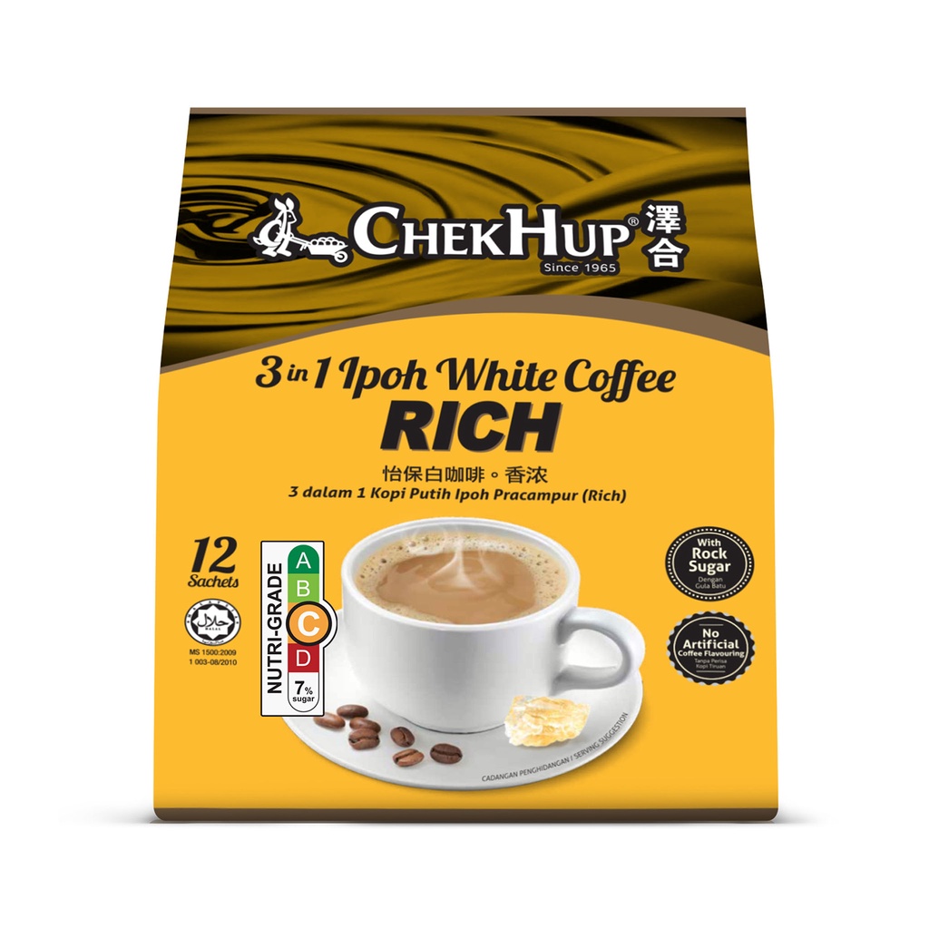 Chek Hup White Coffee 12S- Rich (Halal) | Shopee Singapore