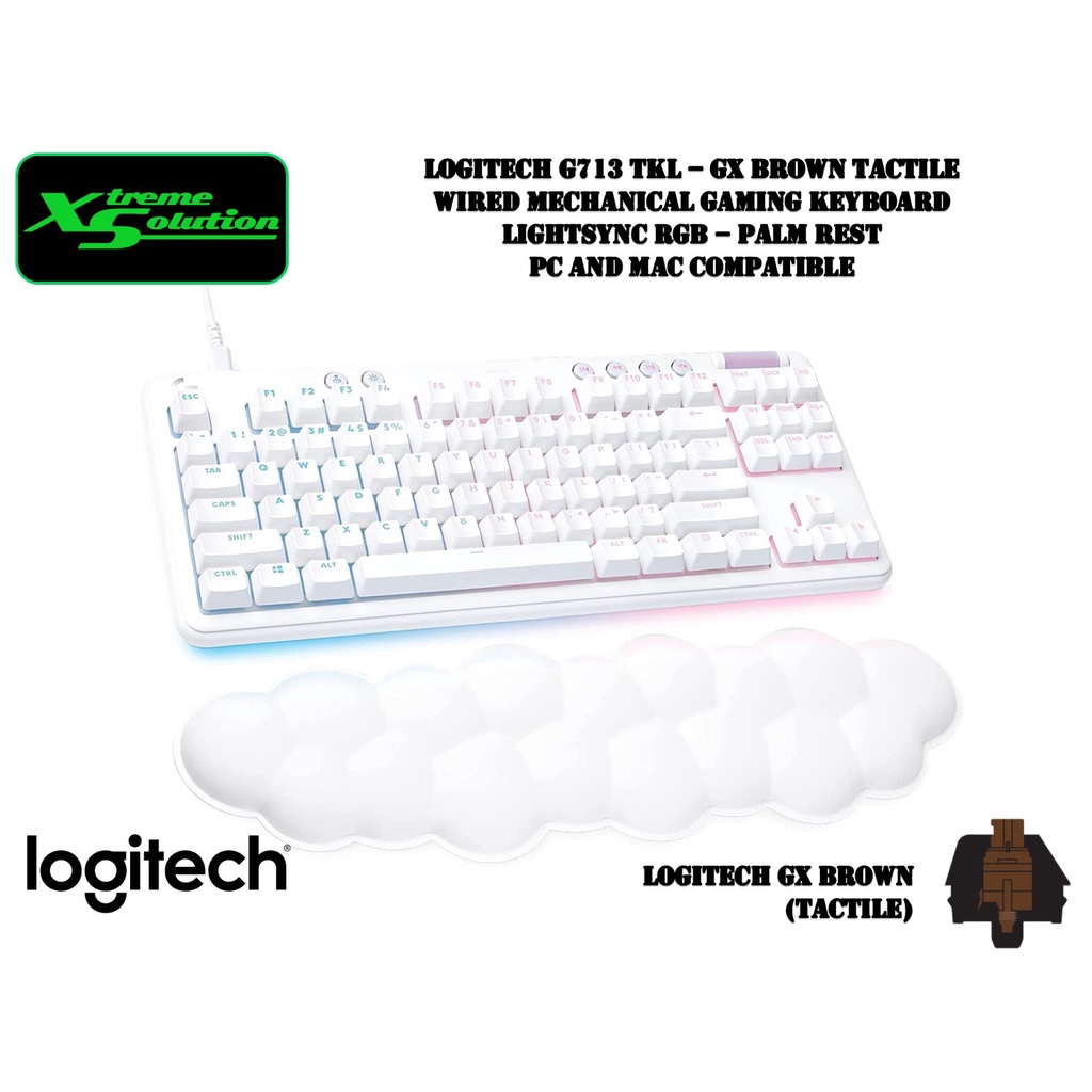 Logitech G713 TKL - Wired Mechanical Gaming Keyboard | Lightsync RGB ...