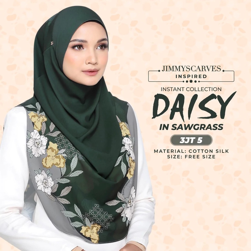 Jimmy Scarves Daisy Oktober Instant Collection ( 3JT ) | Shopee Singapore