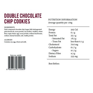 Melvados - Double Chocolate Chip Cookies (Halal) | Shopee Singapore
