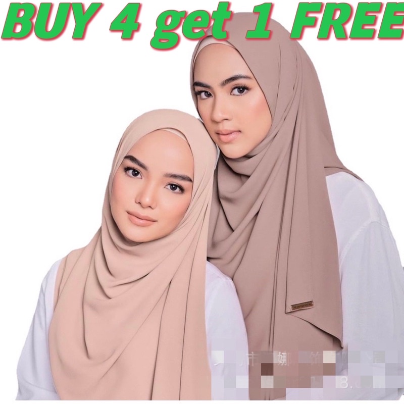 Premium Korean Chiffon Plain Shawl | Shopee Singapore