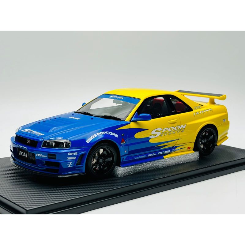 WORKS Project 1/18 SPOON SPORT GTR R34 Area Design Edition | Shopee ...