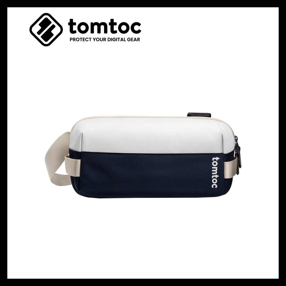 tomtoc H02 Minimalist EDC Shoulder Sling Bag | Inky Blue | Shopee Singapore