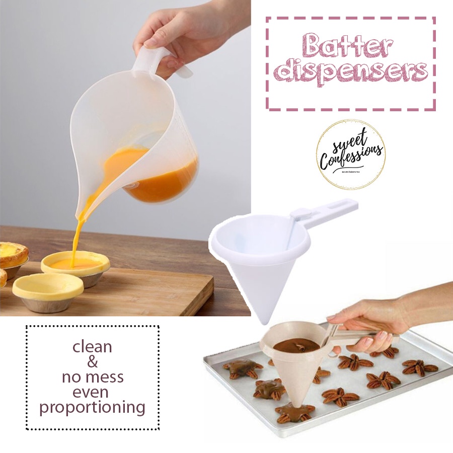 Pitcher jug Batter dispenser food funnel cake baking proportioning tool ...